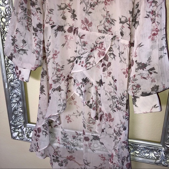 Leith | Tops | Lieth High Low Ruffle Top | Poshmark